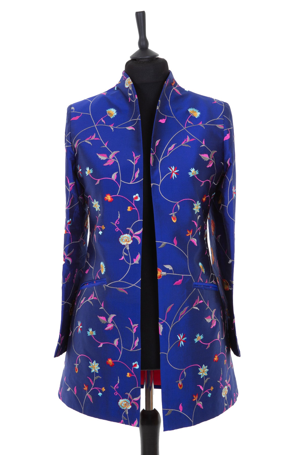 Shibumi Silk Jacket - Bhumi Jacket in African Cobalt