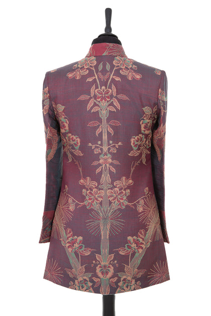 Long Nehru Jacket in Opalesque – Shibumi