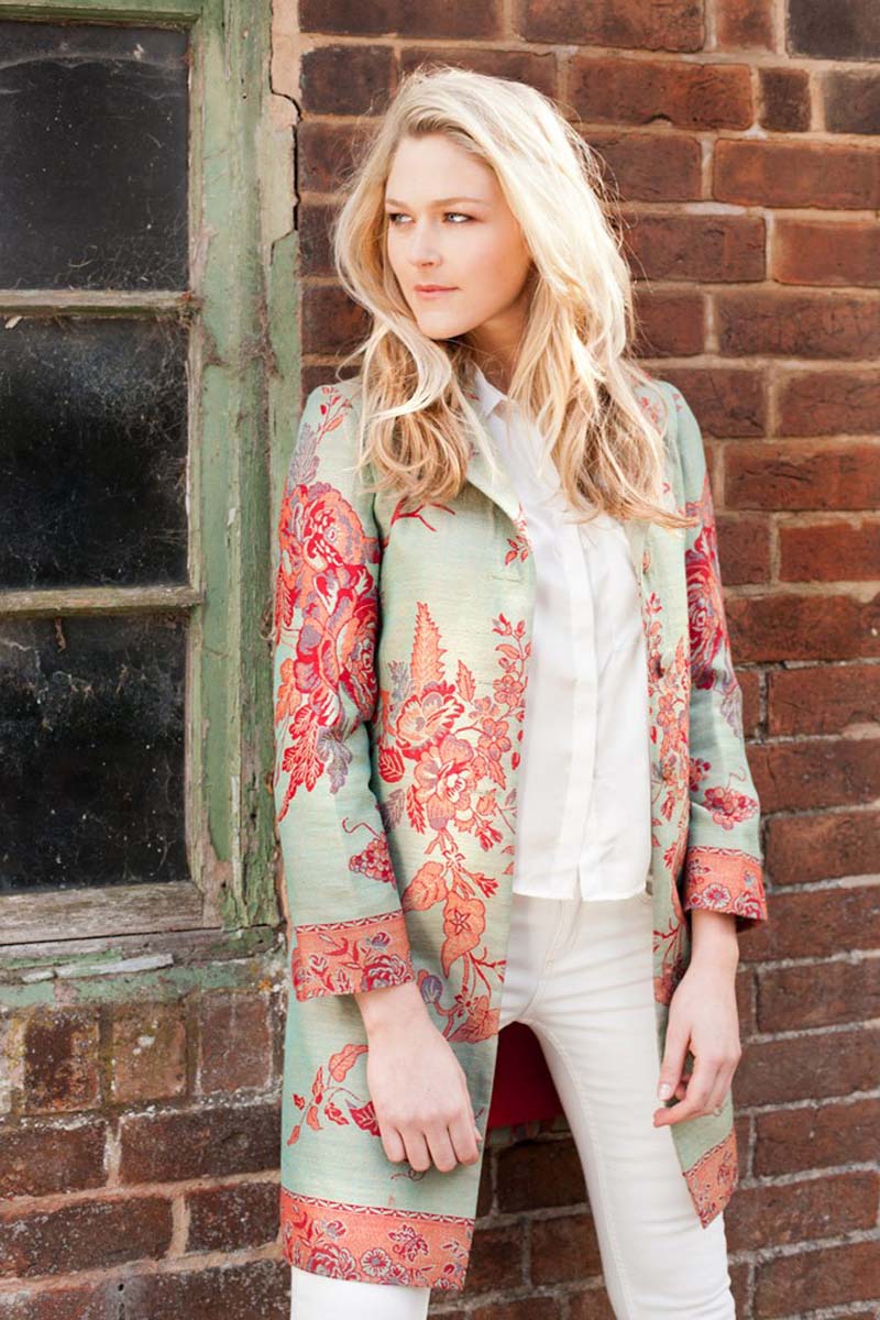 Grace Coat in Verdigris – Shibumi