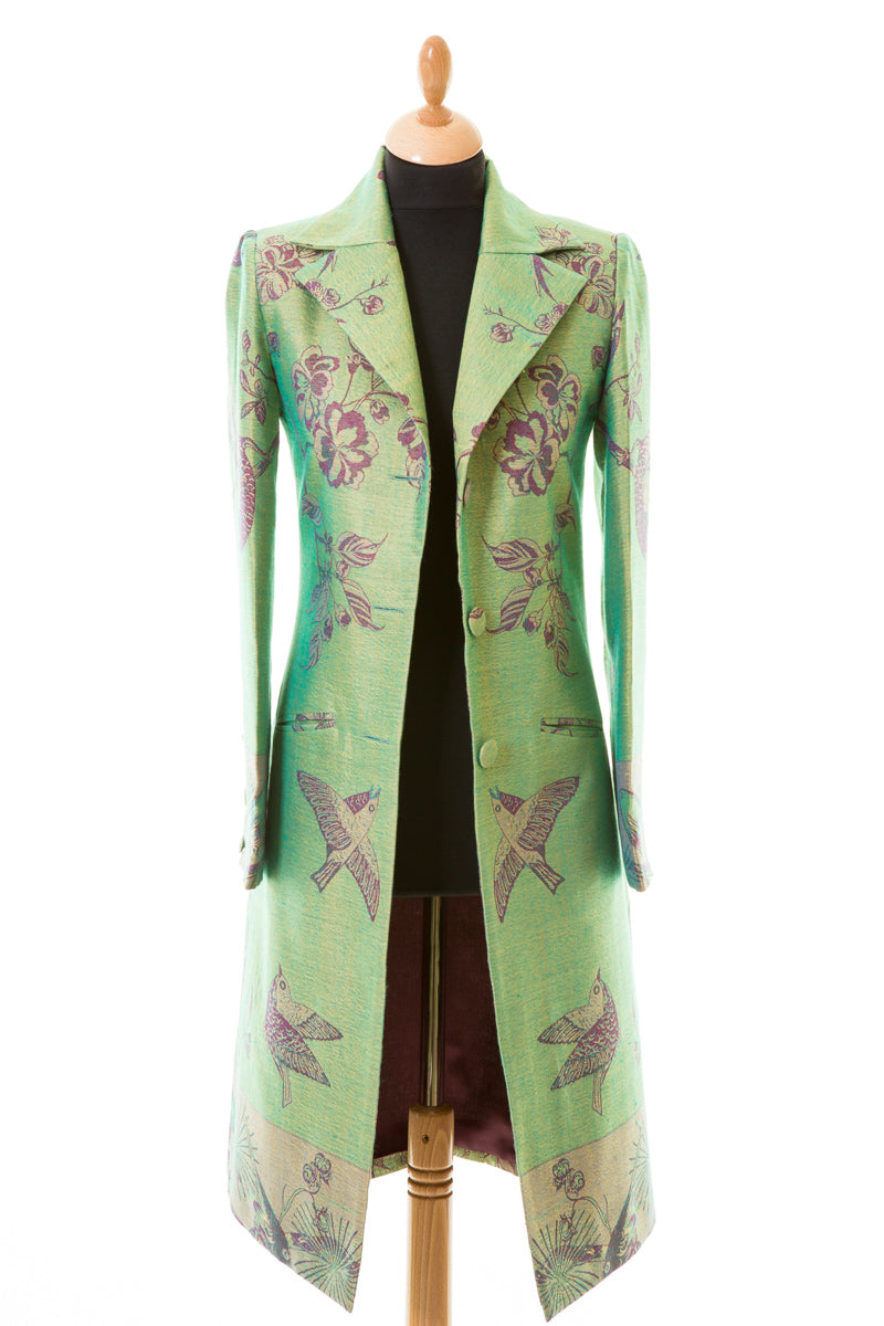 Stage Coat in Dragonfly Green – Shibumi