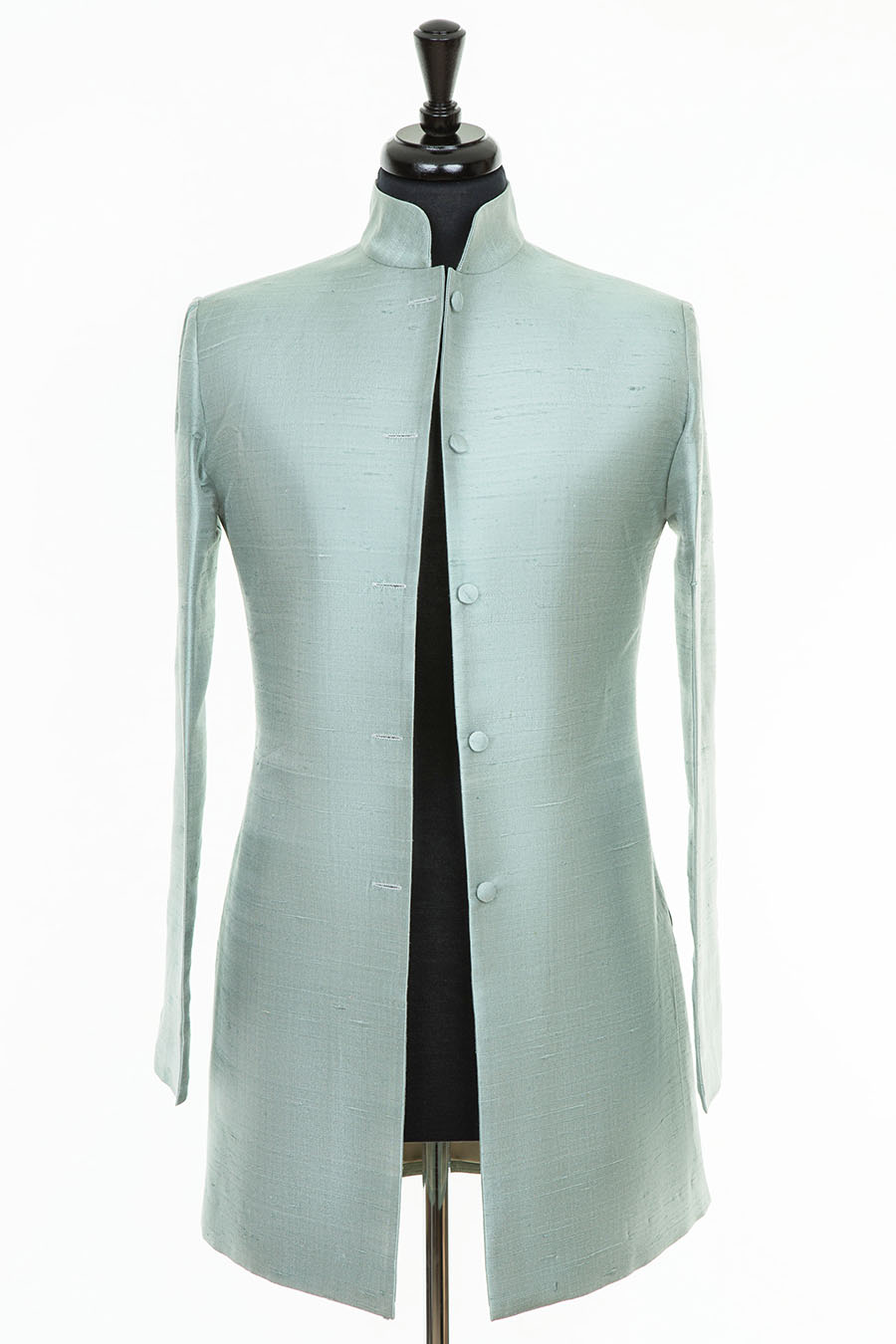 Long Nehru Jacket in Moon Dust – Shibumi